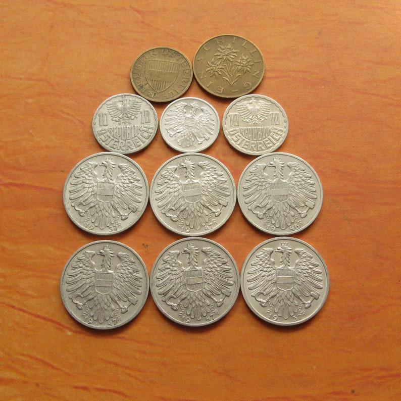 Austrian Coins Collectible Coins Old Coins Coins From - Etsy
