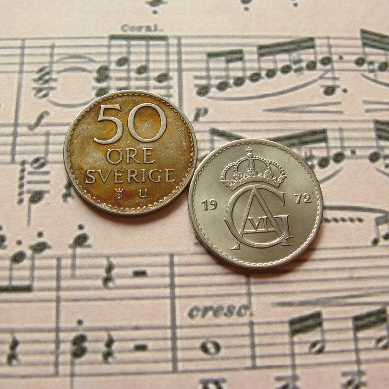 Swedish Coins Øre Coins Swedish Money Coins from Sweden | Etsy