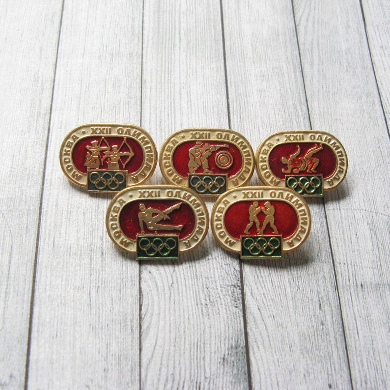 22nd Olympic Games Pins Sports Collectible Summer Olympic - Etsy