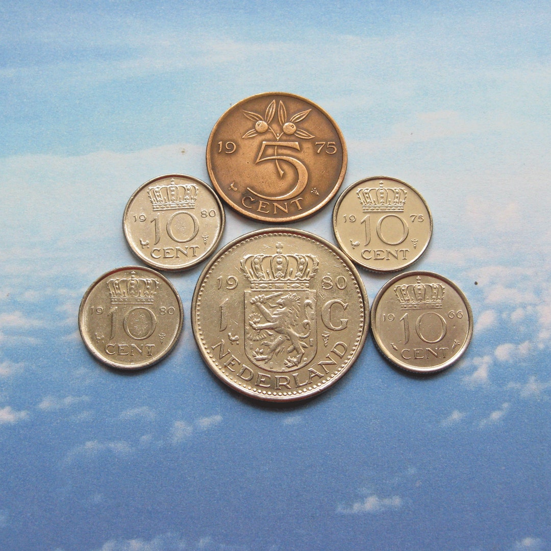 Dutch Coins, Nehterlands Coins, Vintage Dutch Coins, Coins From ...