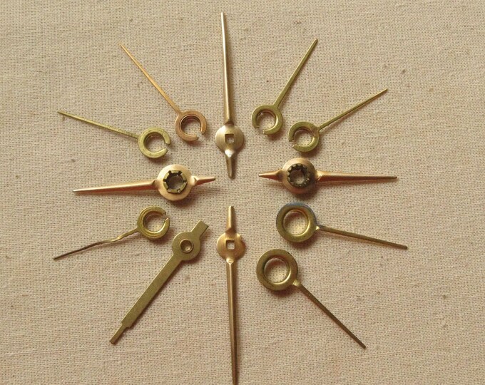 Vintage Clock Hands Tiny Clock Hands Metal Clock Hands - Etsy