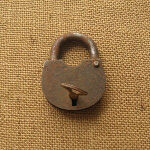 Small Antique Padlock, Wedding Lock, Love Lock and Key, Retro Lock ...