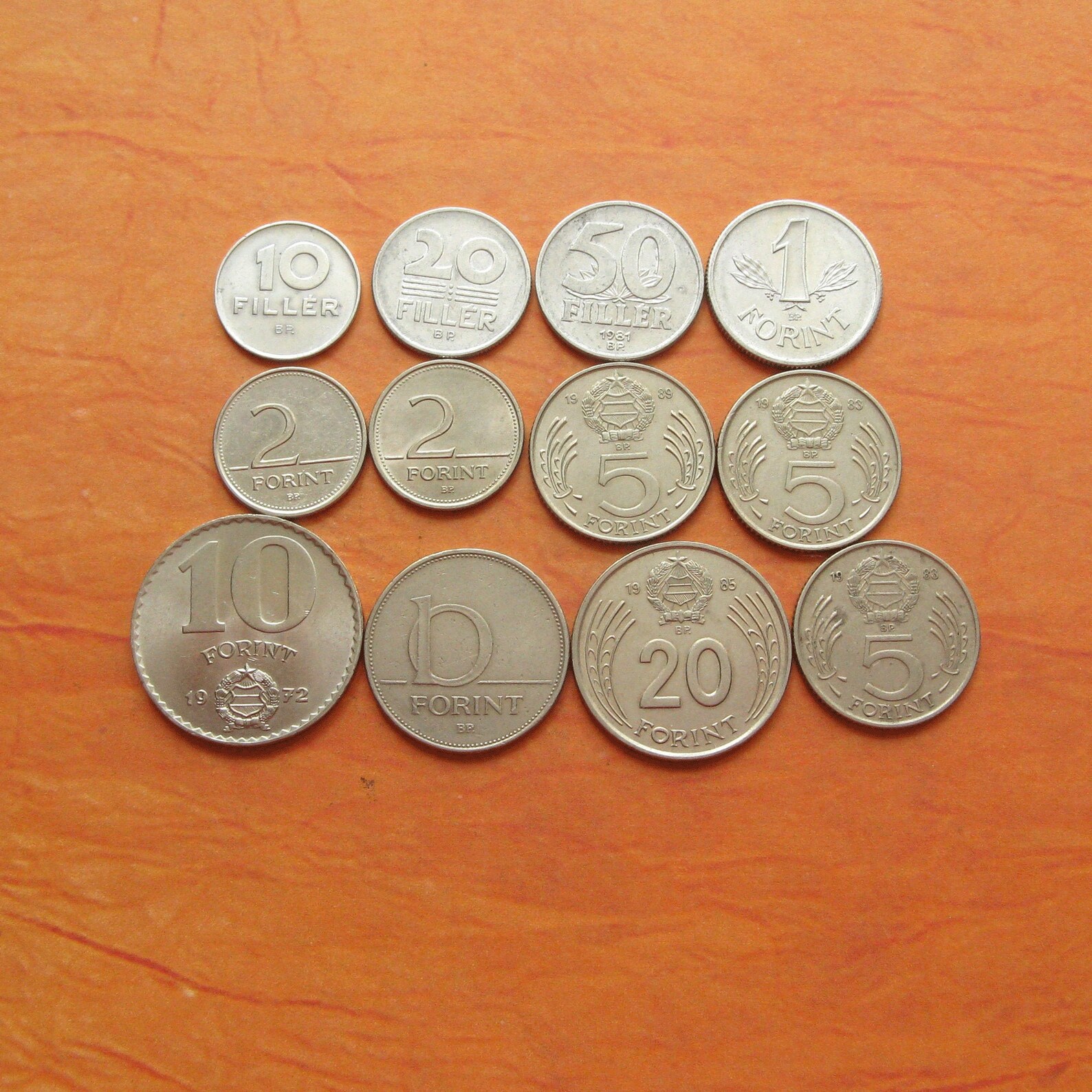 Hungarian Coins Made in Hungary Coins from 60s 70s 80s One | Etsy