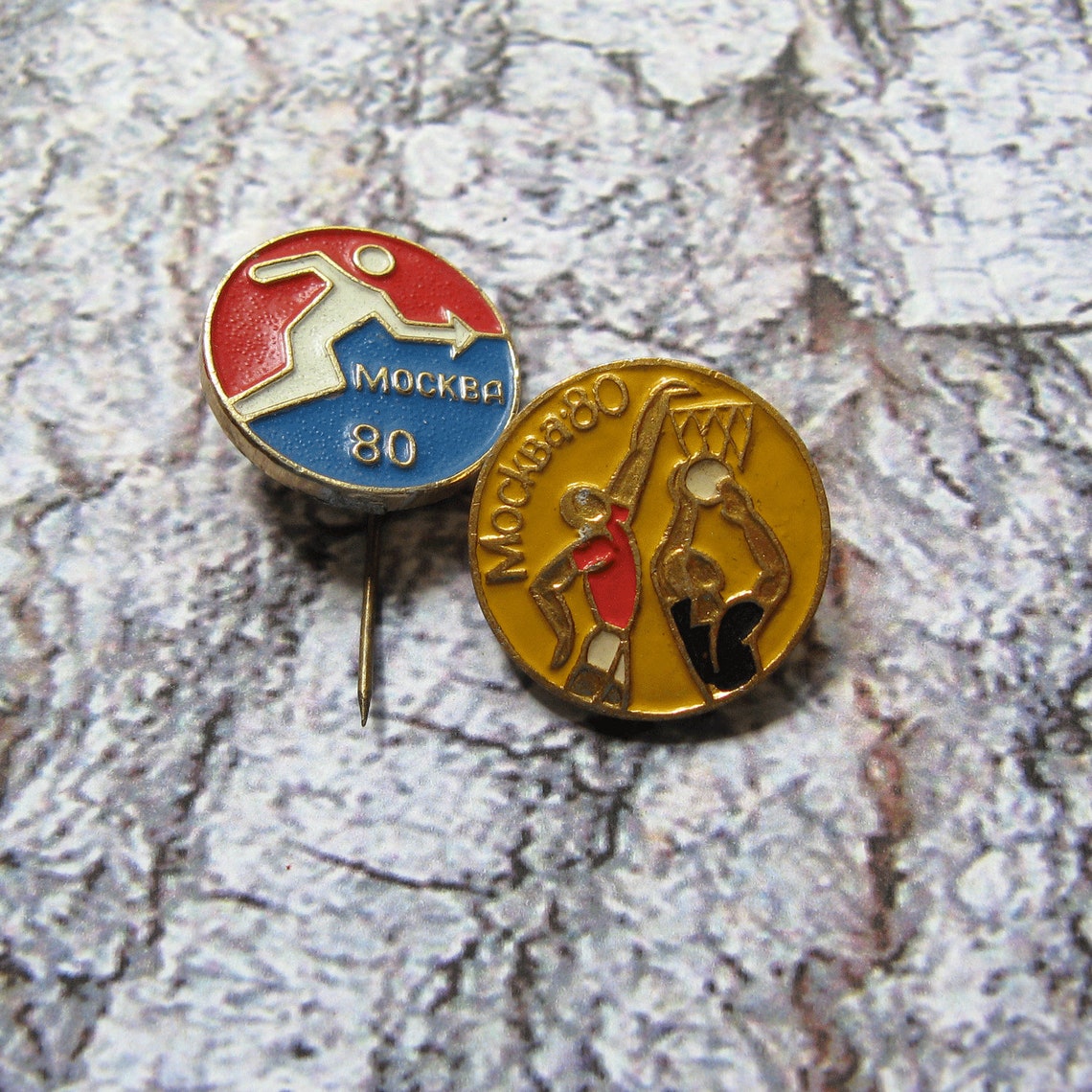 8 Olympic Pins Moscow 80 Soviet Olympic Pin Olympic Games | Etsy