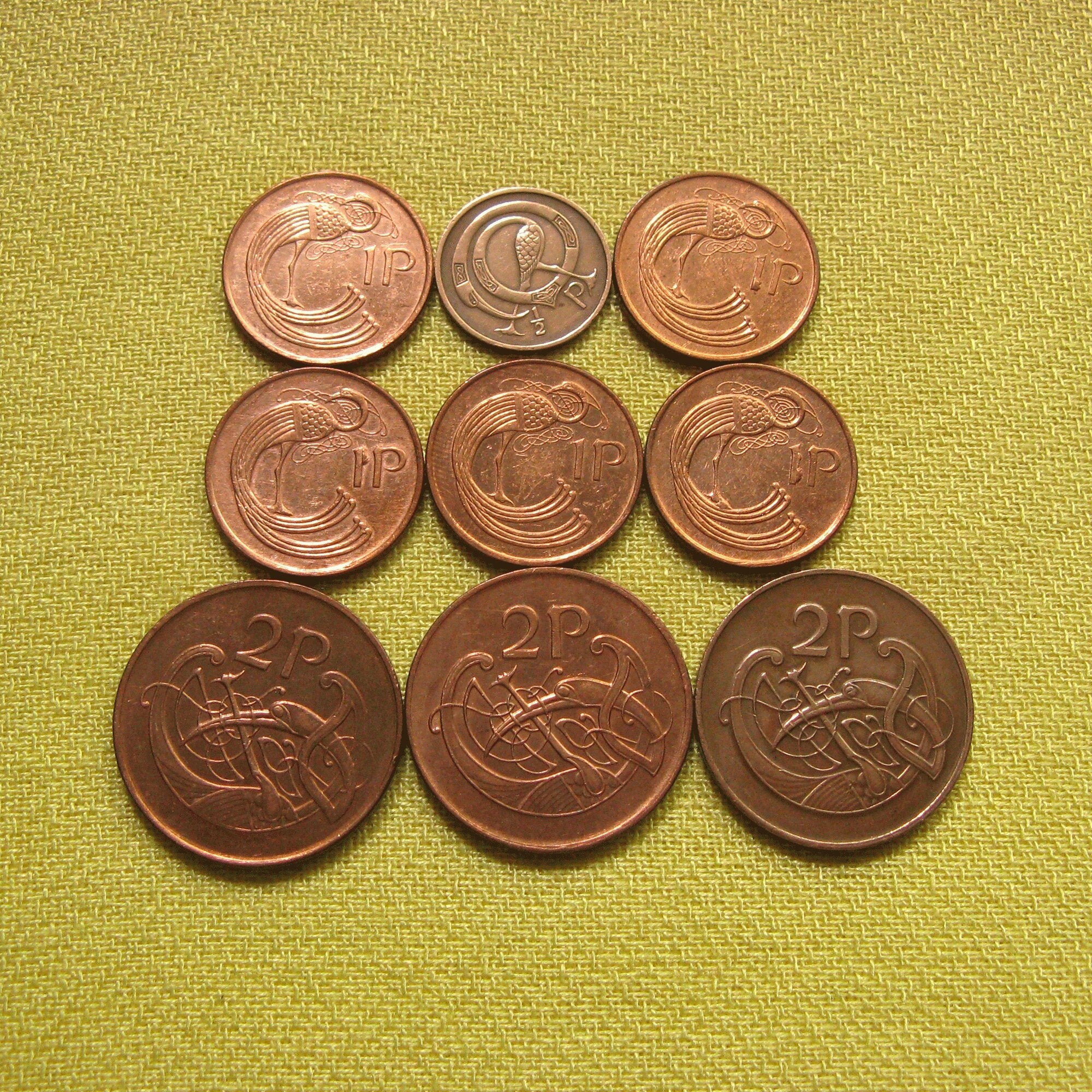 Vintage Irish Coins: 1970s-90s Collectible Set - Etsy
