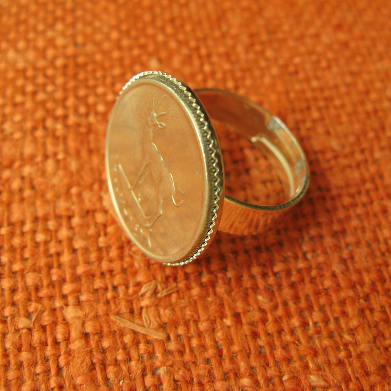 Coin Ring Custom Ring Coin Jewelry Coin Ring for Men | Etsy