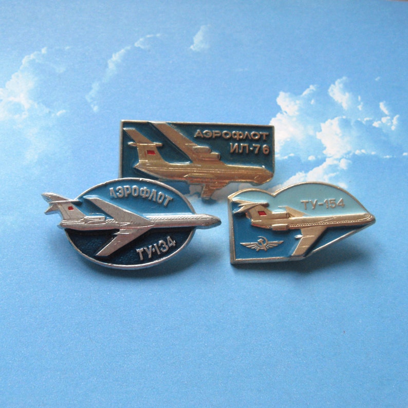 Soviet Airplane Pins Airplane Theme Air Force Pin Airplane | Etsy