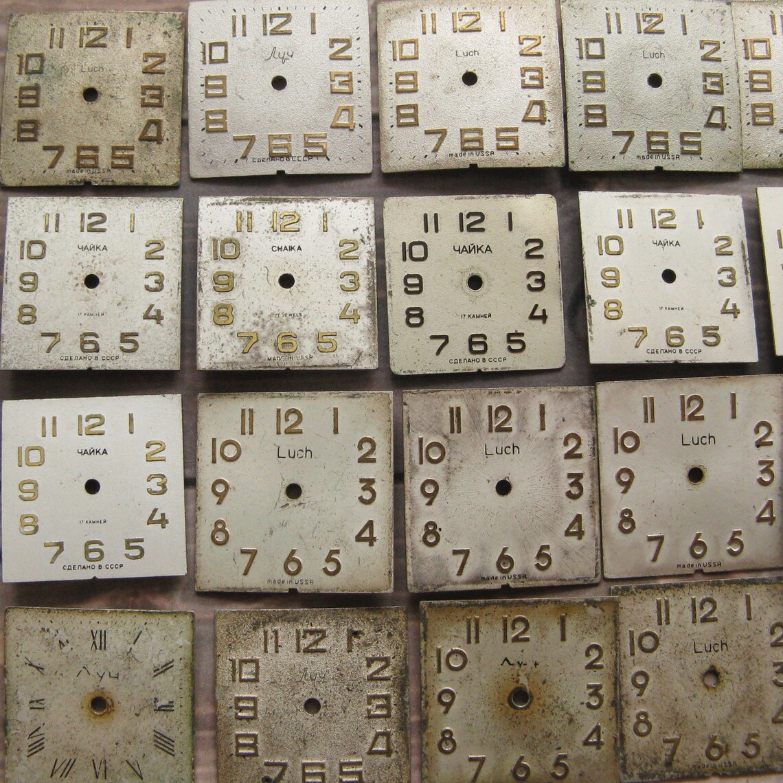 25 pcs Vintage Watch Faces Altered Art Gear Classic Watch | Etsy