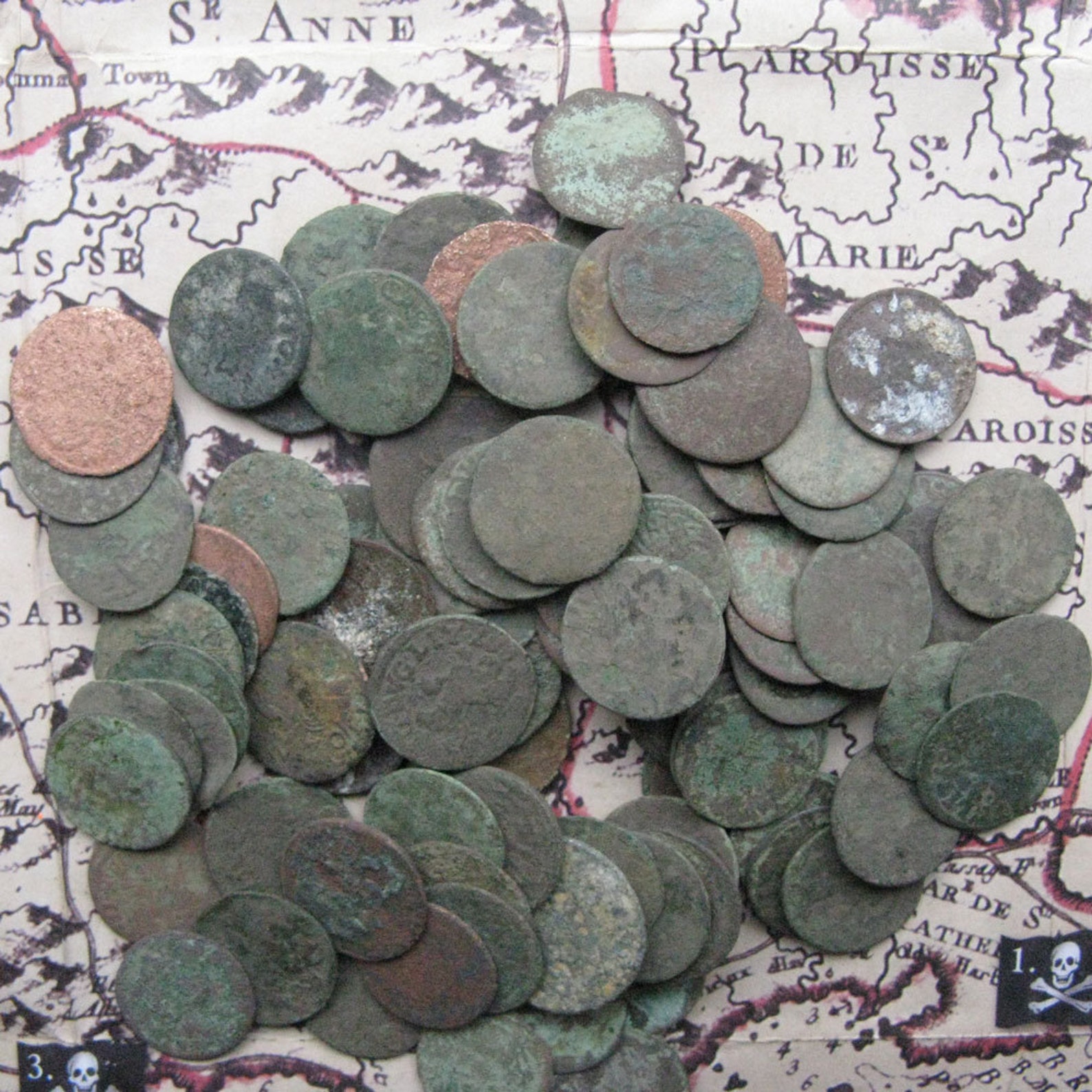 Small Antique Coins for Handmade Projects Craft Supplies - Etsy