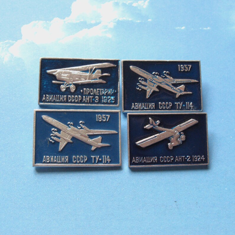 Soviet Airplane Pins Airplane Theme Air Force Pin Airplane | Etsy