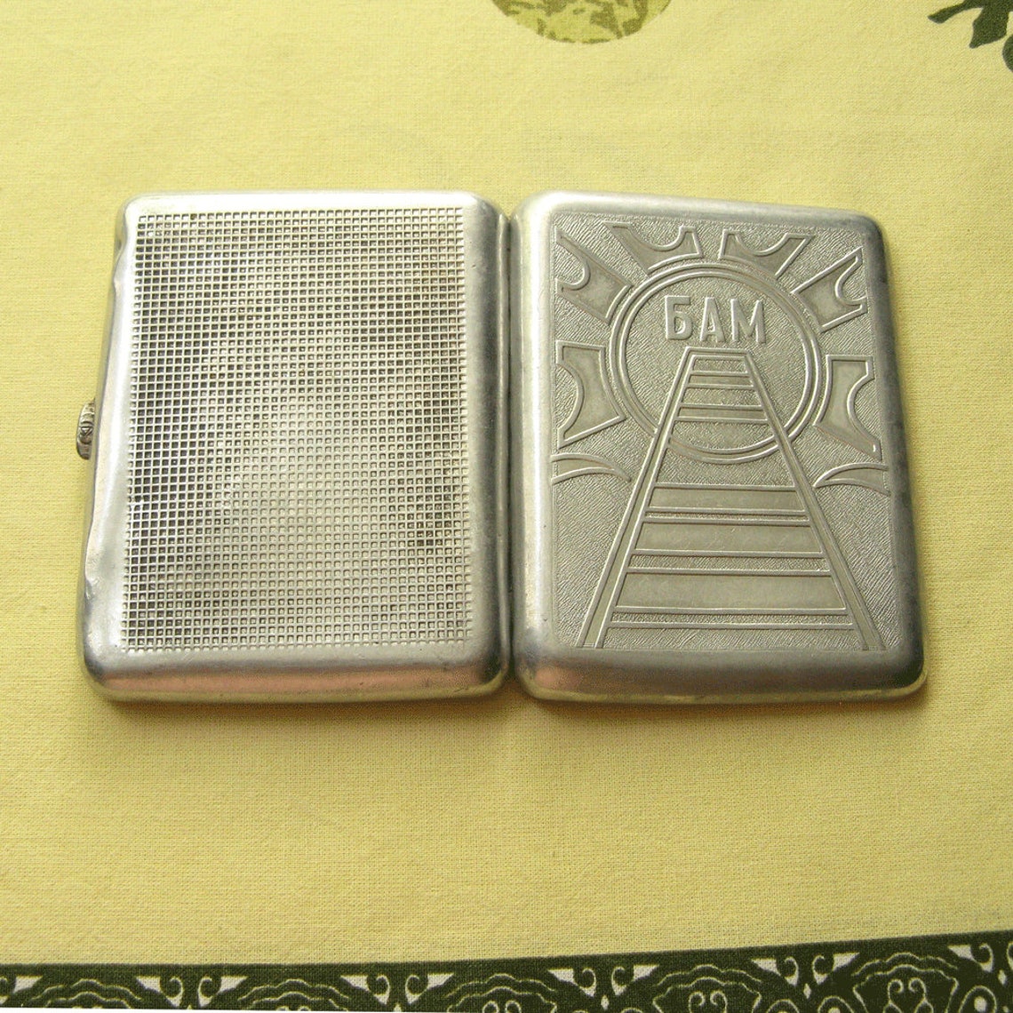 Vintage Cigarette Case Old Cigarette Box Ornate Cigarette - Etsy