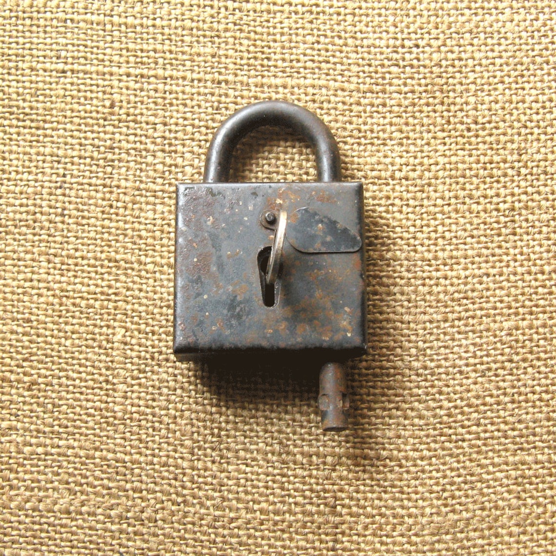 Vintage Lock Padlock With Key Working Padlock Cottage Chic | Etsy