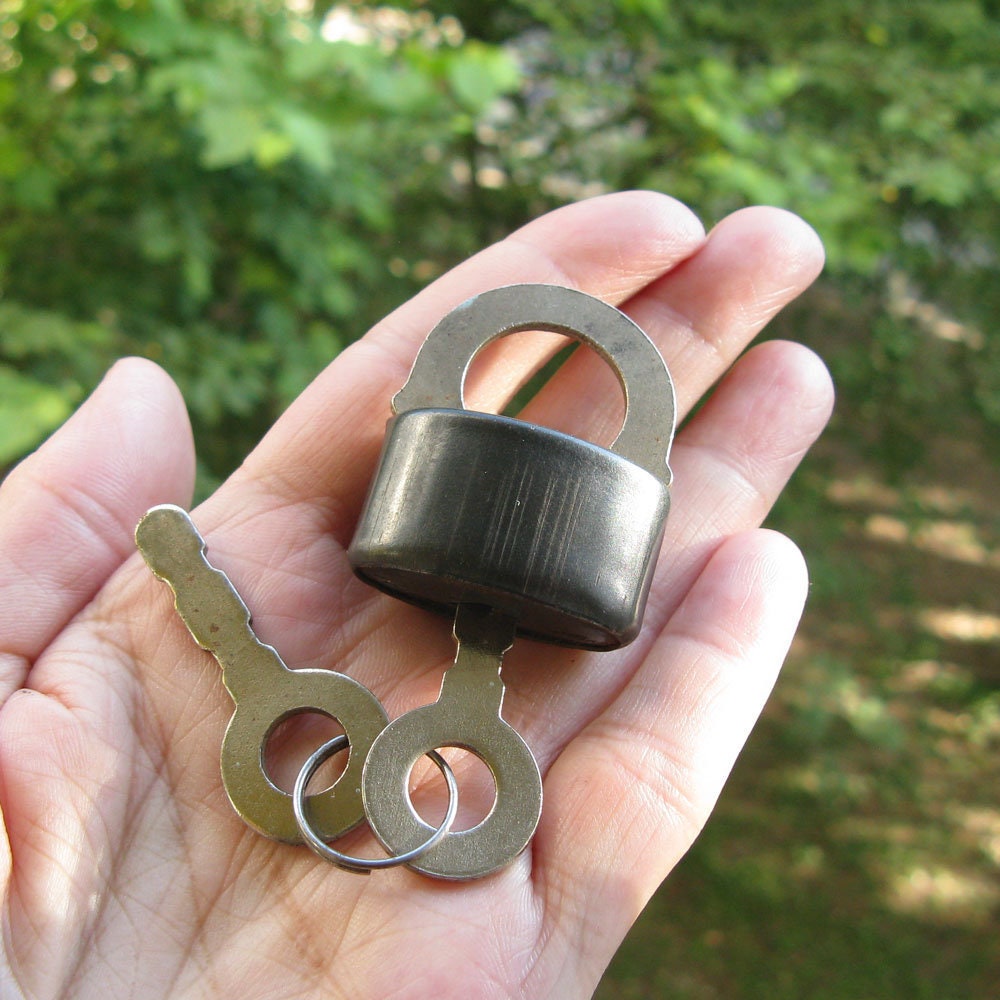 Small Antique Padlock Wedding Lock Love Lock and Key Retro - Etsy