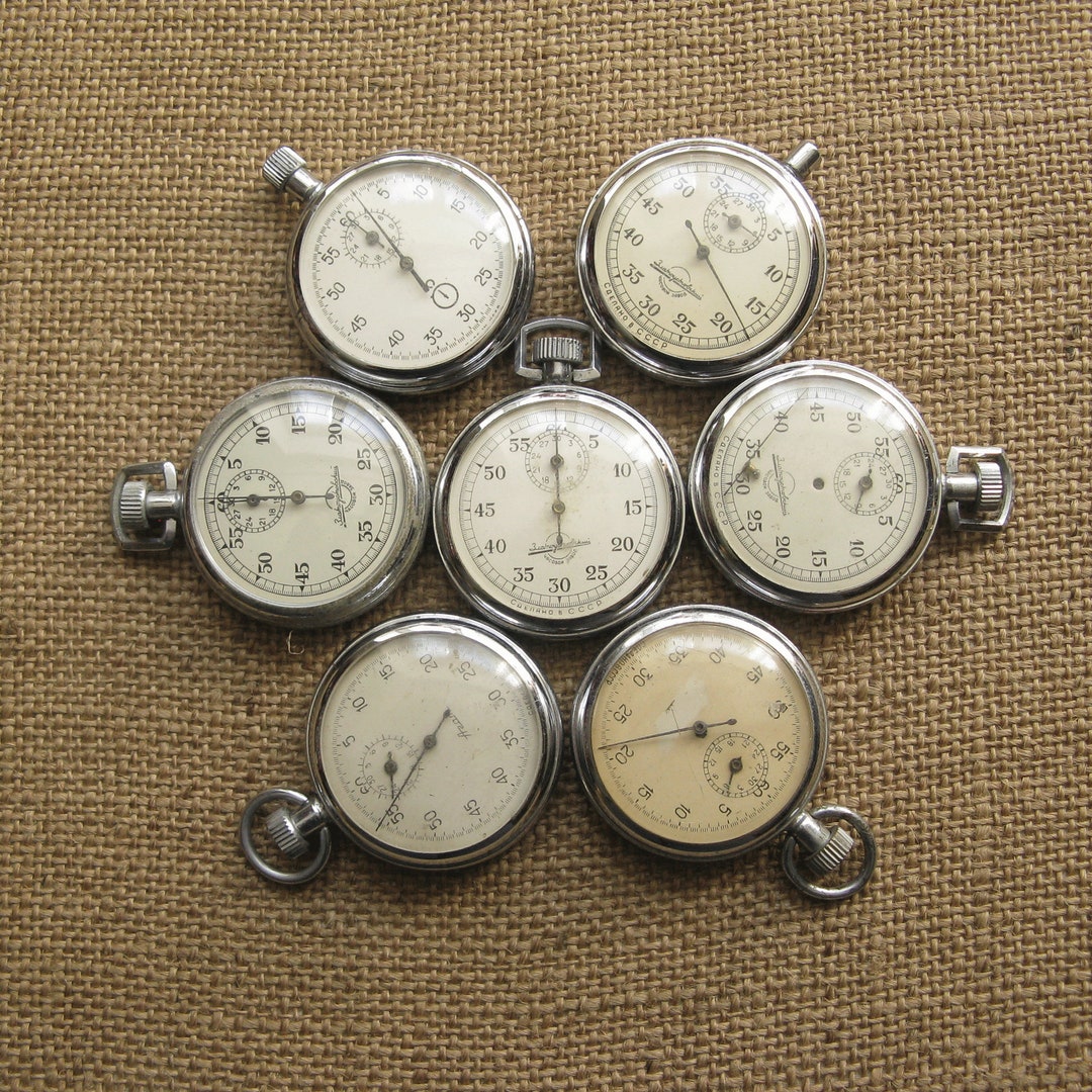 Vintage Stop Watch, Antique Timer for Parts of for Repairs, Pocket Stop ...