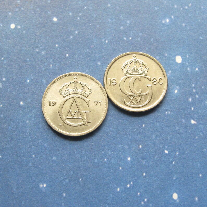 Swedish Coins Øre Coins Swedish Money Coins From Sweden - Etsy