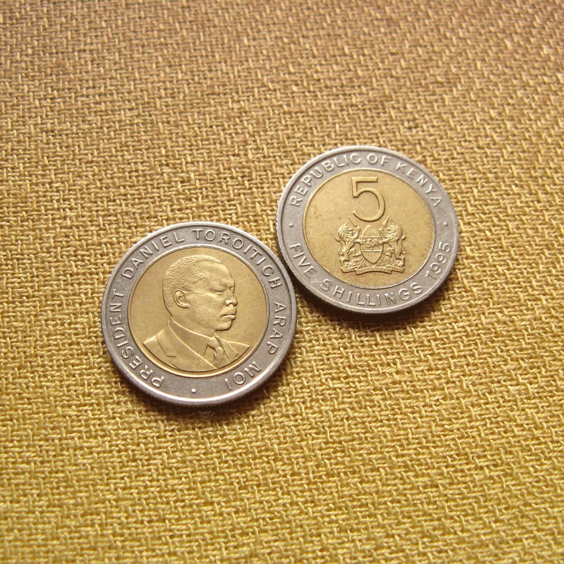 Kenya Coins Coins From Africa Collectible Coins Kenya - Etsy