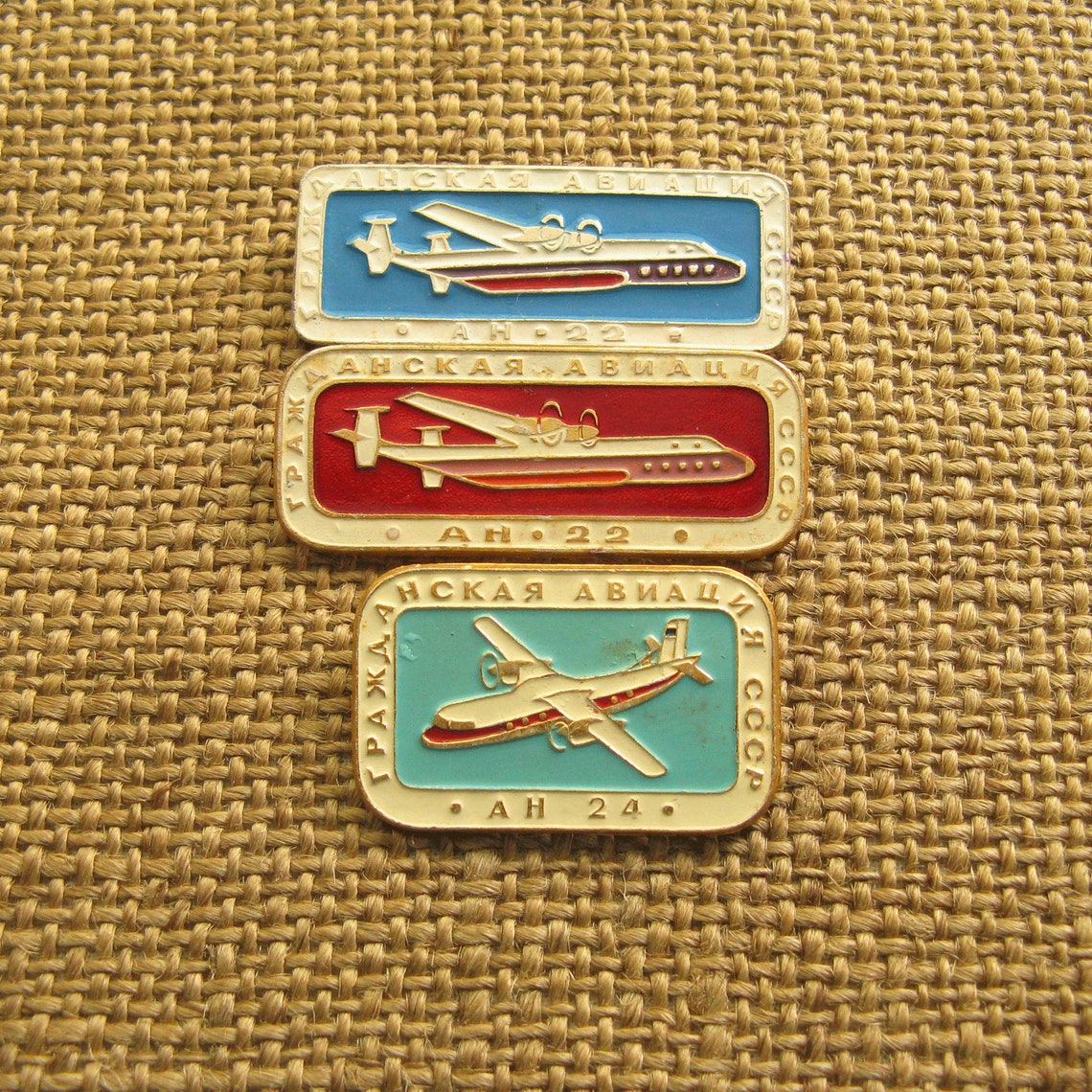 Vintage Aviation Pins Airplanes and Helicopters | Etsy