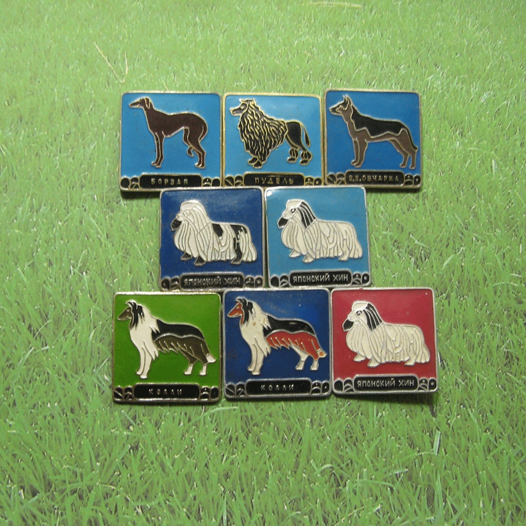 Vintage Dogs Pins, Doggy Lapel Pin, Dog Charms, Dogs Brooch, Small ...