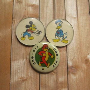 Vintage Cartoon Characters Pins, 80s Pins, Pin Collectors, 80s Pinbacks ...