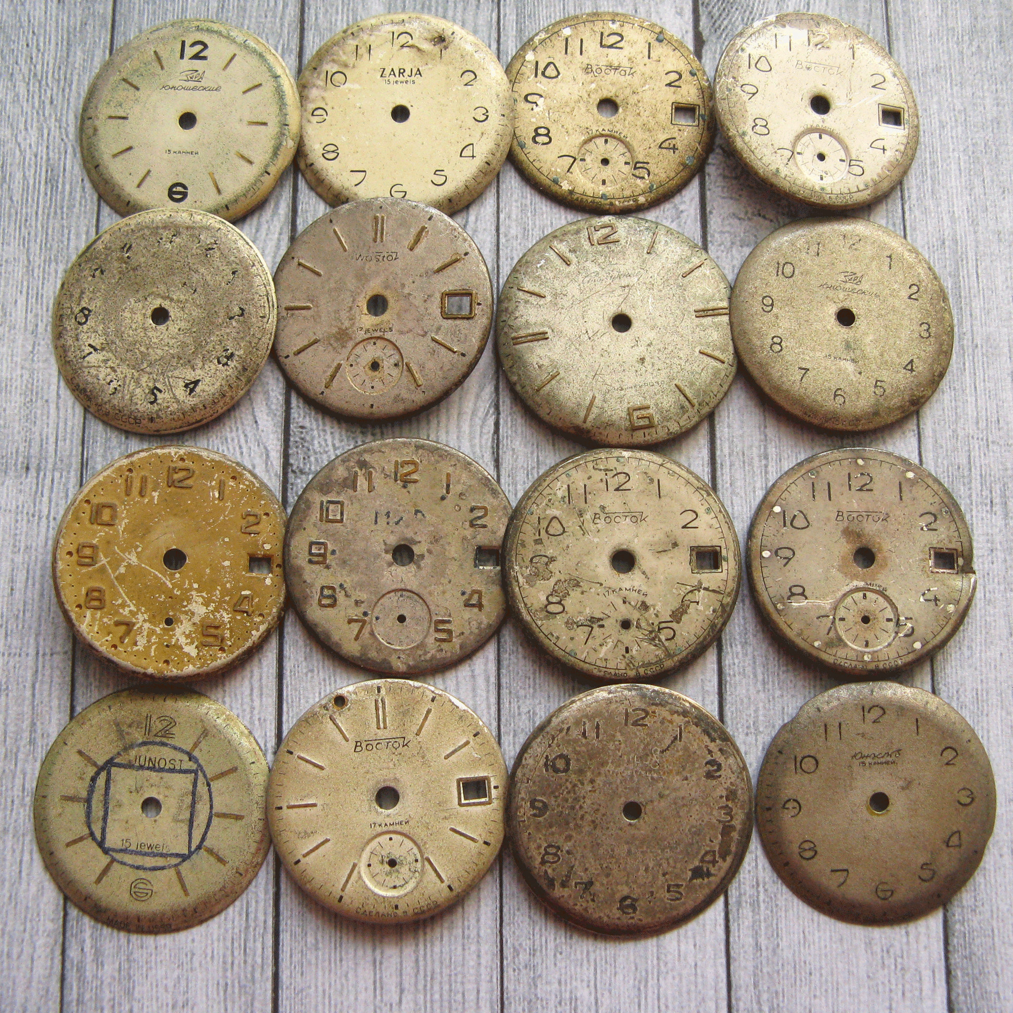 Vintage Watch Faces Antique Dials Parts Dials For Steampunk | Etsy