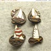 Vintage Yacht Pins Nautical Theme Badges Sailboat Pins - Etsy