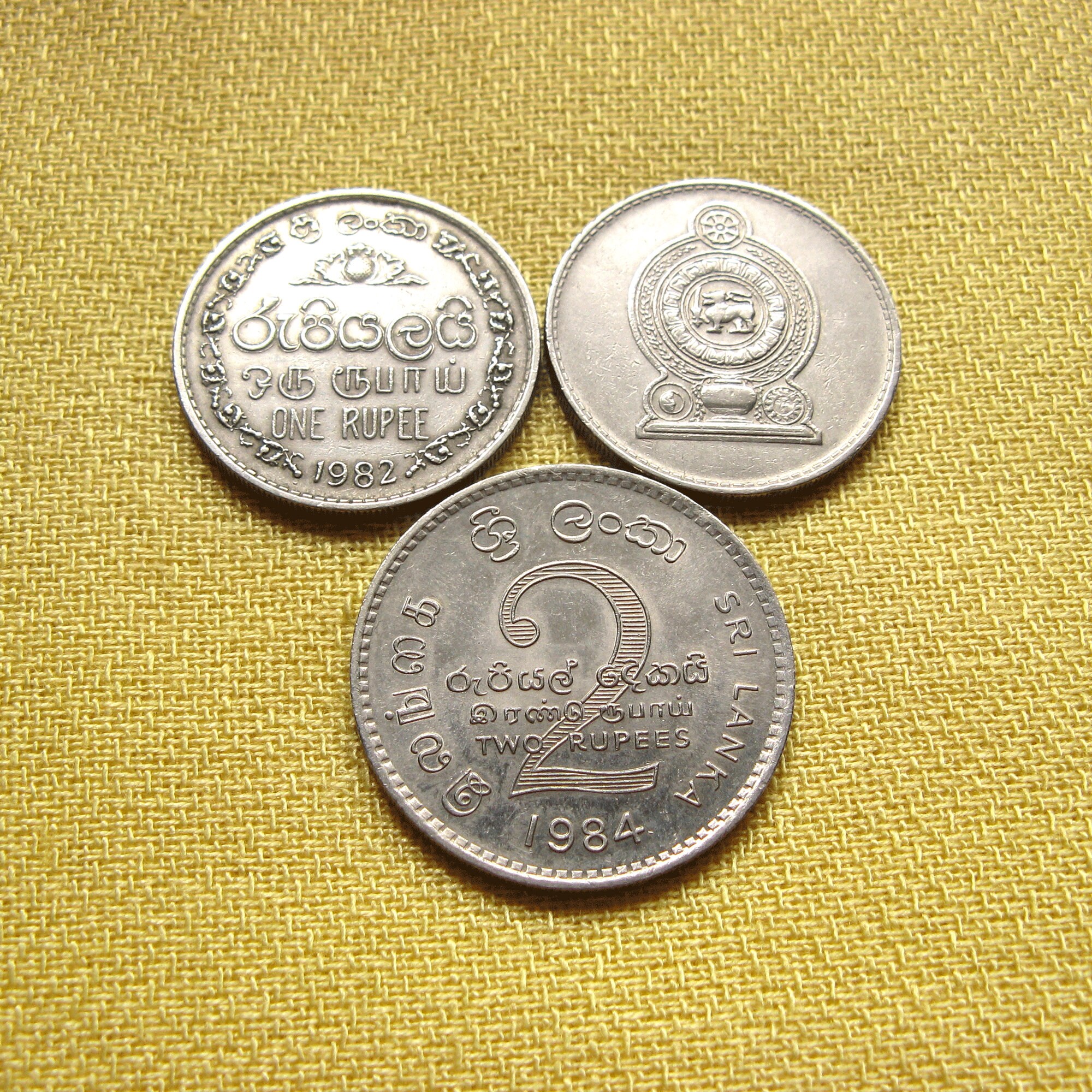 Vintage Sri Lanka Coins Coins for Jewelry Making Rupee and | Etsy