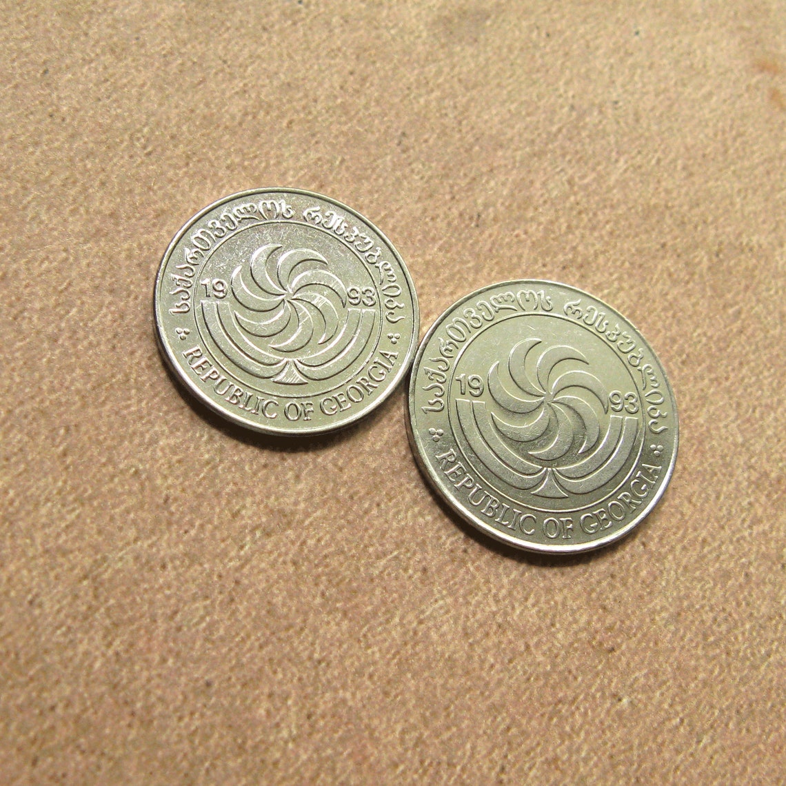 1993 Coins From Georgia Rare and Unusual Coins Jewelry - Etsy