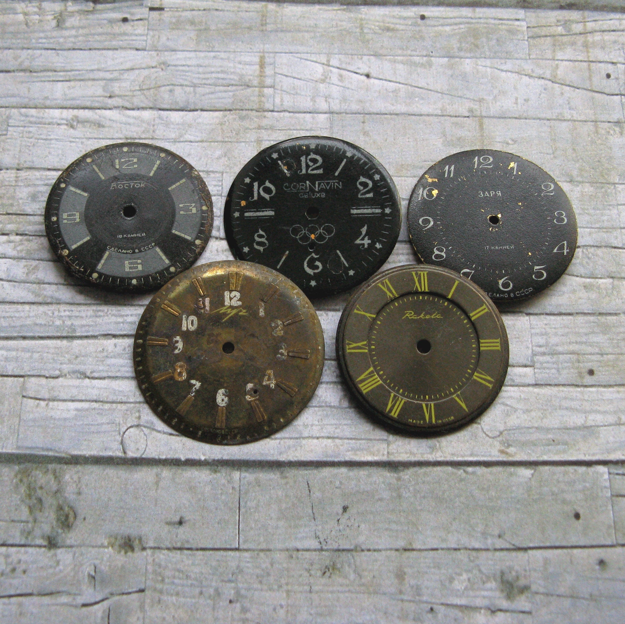 20 Pcs Vintage Watch Faces Altered Art Gear Classic Watch - Etsy UK