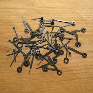 Vintage Clock Hands, Tiny Clock Hands, Metal Clock Hands, Small Metal ...