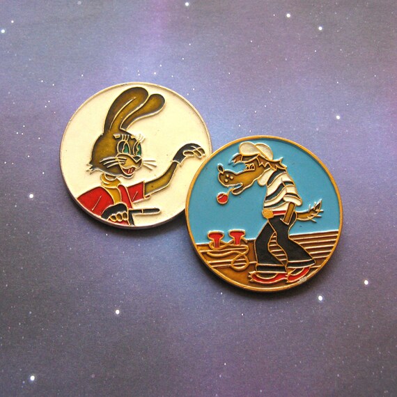 Soviet Animation Pins Cartoon Badges Badge For Coll Gem