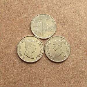 1993 Jordanian Coins, 5 Piastres Coin, Vintage Jordan, Coins From ...