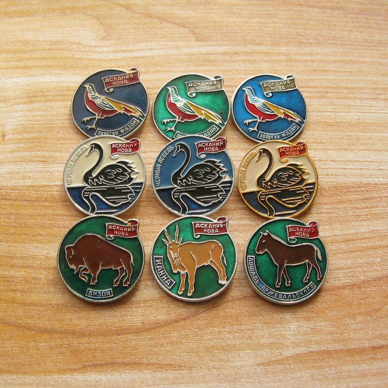 Zoo Pins Wild Animal Pins Swan Pin Ostrich Pin Flamingo - Etsy