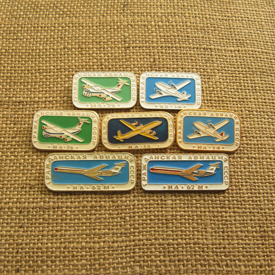 Vintage Aviation Pins, Airplanes and Helicopters, Transportation Party ...