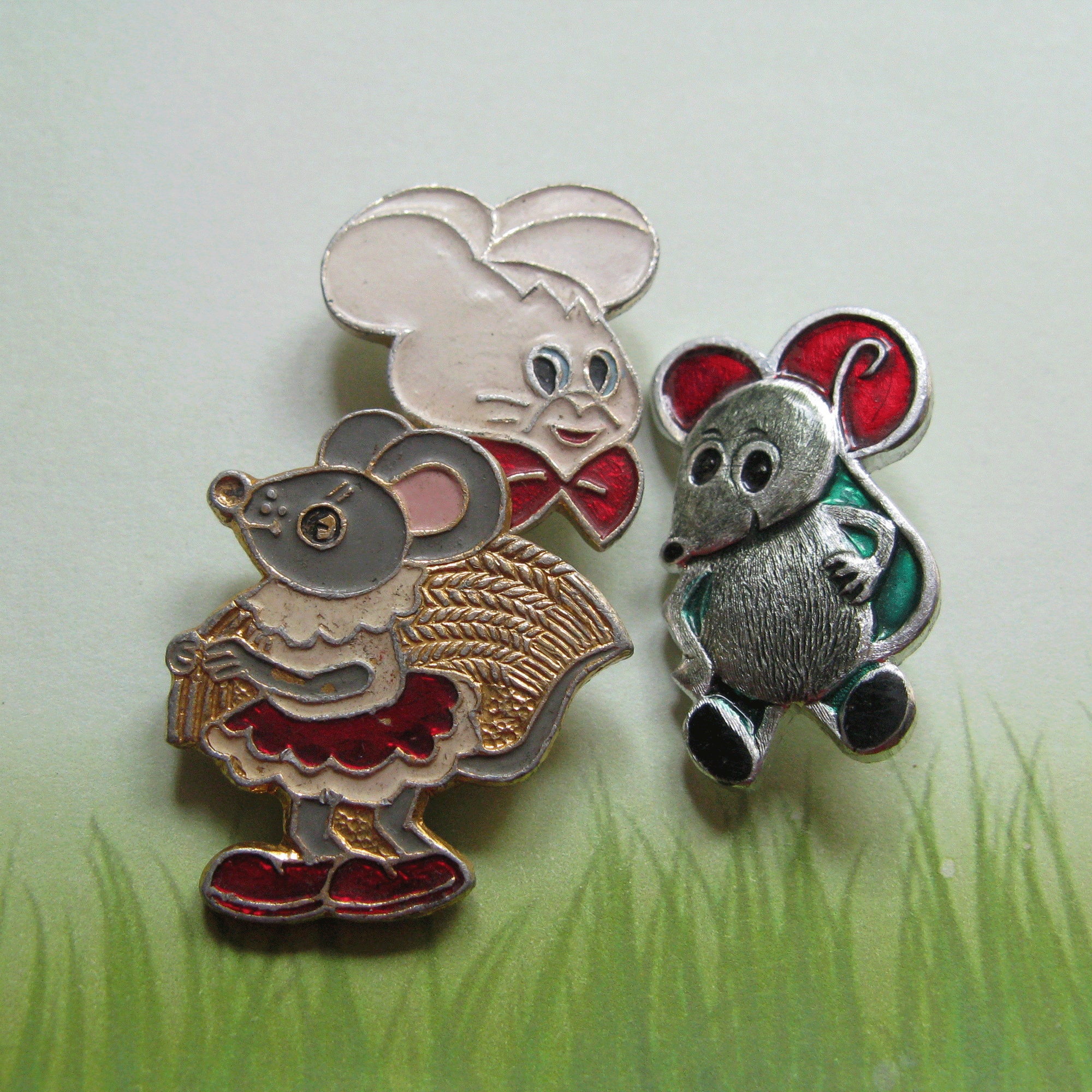 Vintage Cartoon Characters Pins Cartoon Badges Pins for - Etsy
