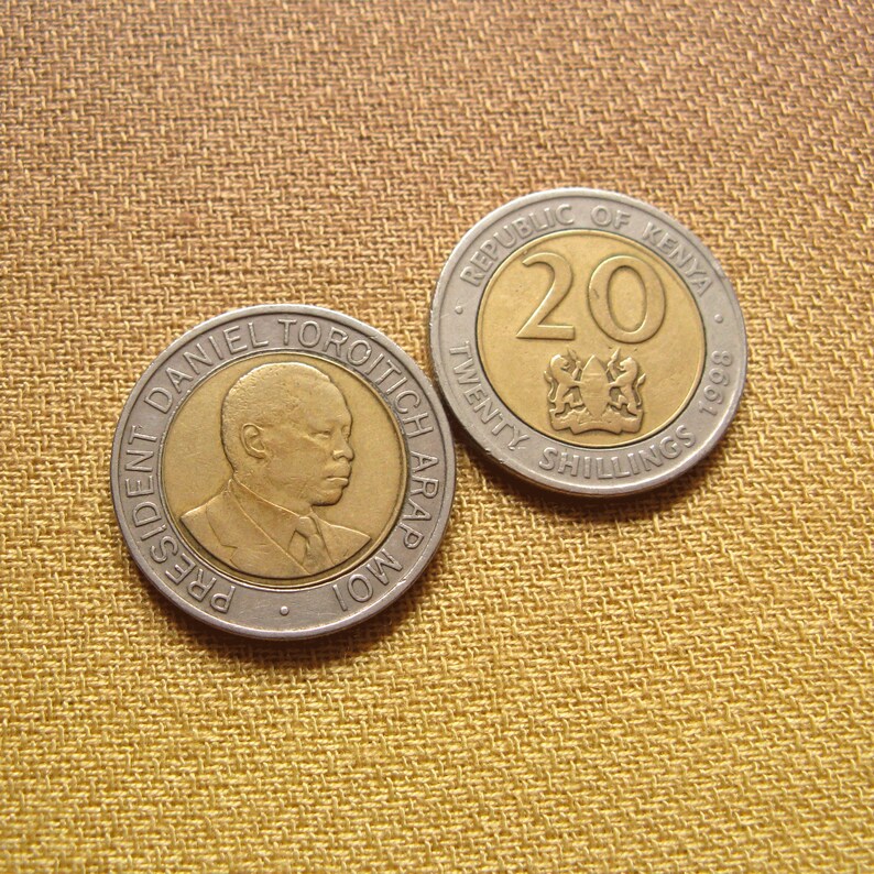 Kenya Coins Coins From Africa Collectible Coins Kenya - Etsy