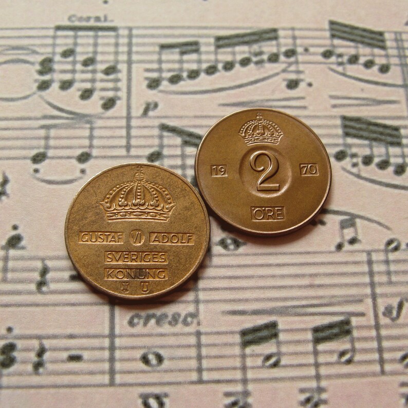 Swedish Coins Øre Coins Swedish Money Coins from Sweden | Etsy