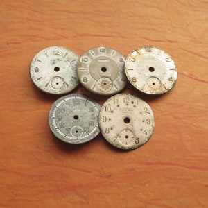 Vintage Watch Faces, Antique Dials Parts, Dials for Steampunk, Jewelry ...