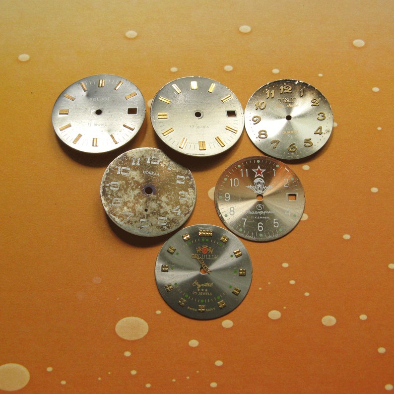 Vintage Watch Faces Antique Dials Parts Dials For Steampunk | Etsy