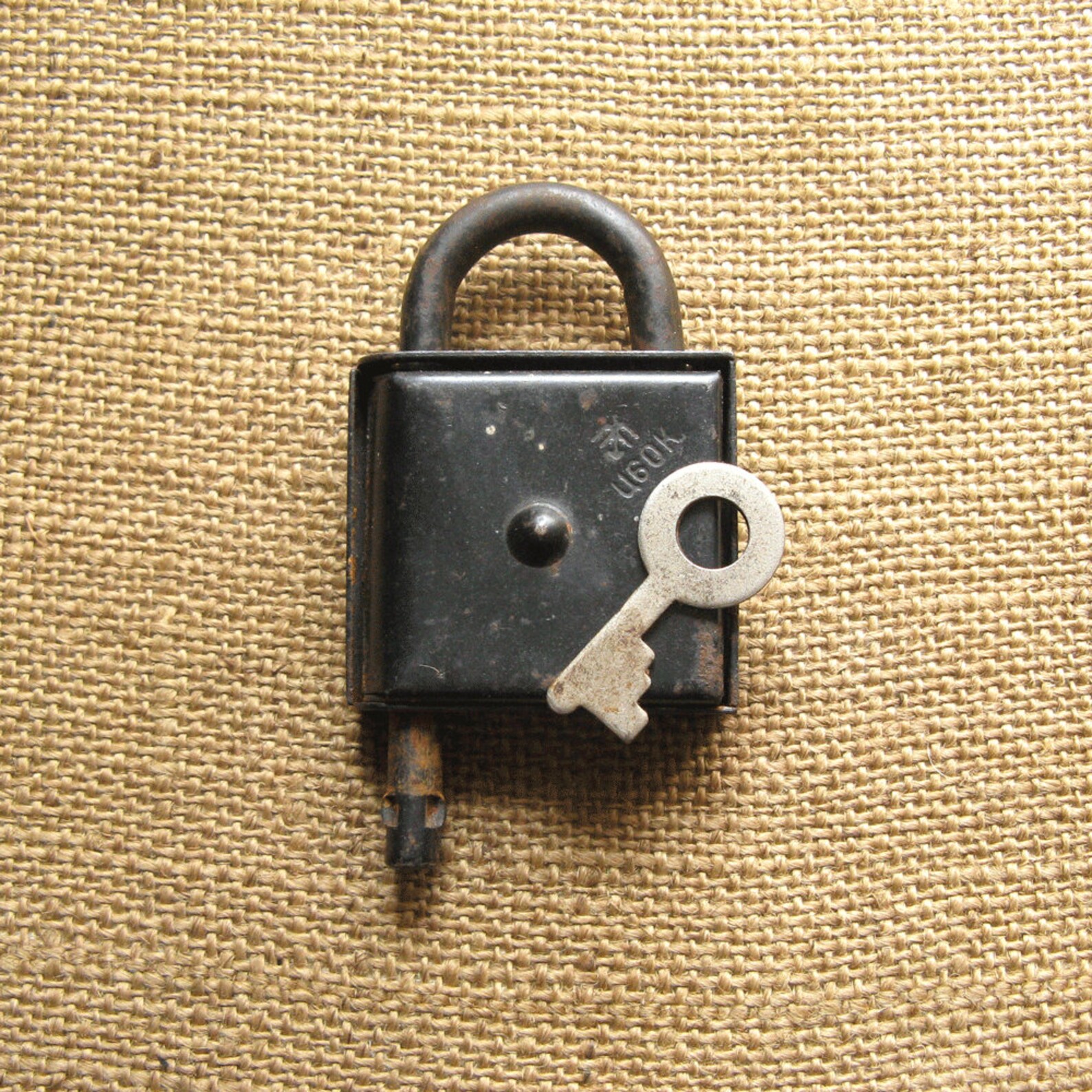 Vintage Lock Padlock With Key Working Padlock Cottage Chic | Etsy