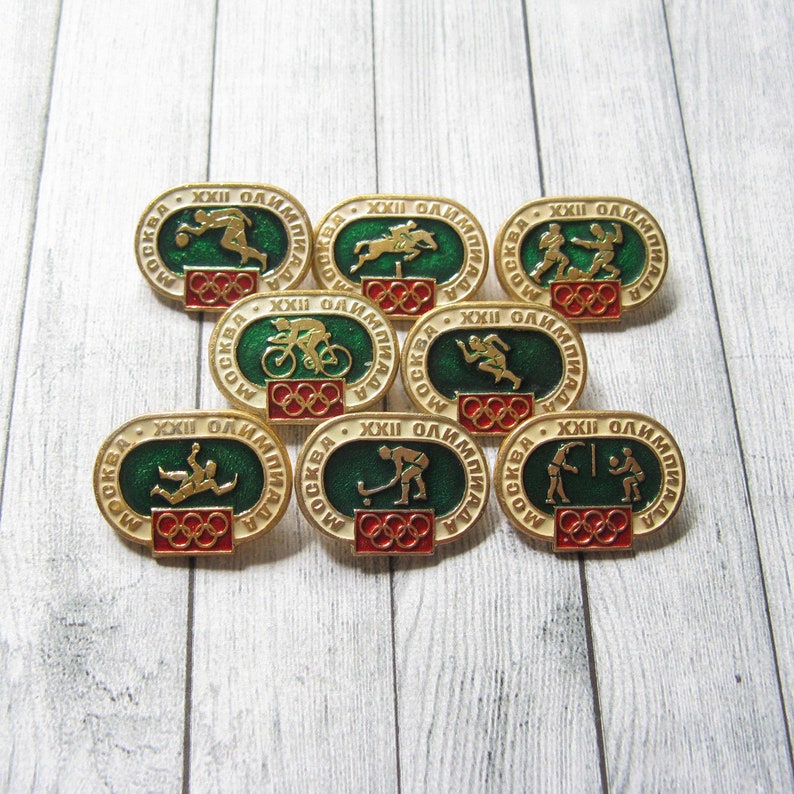 22nd Olympic Games Pins Sports Collectible Summer Olympic - Etsy
