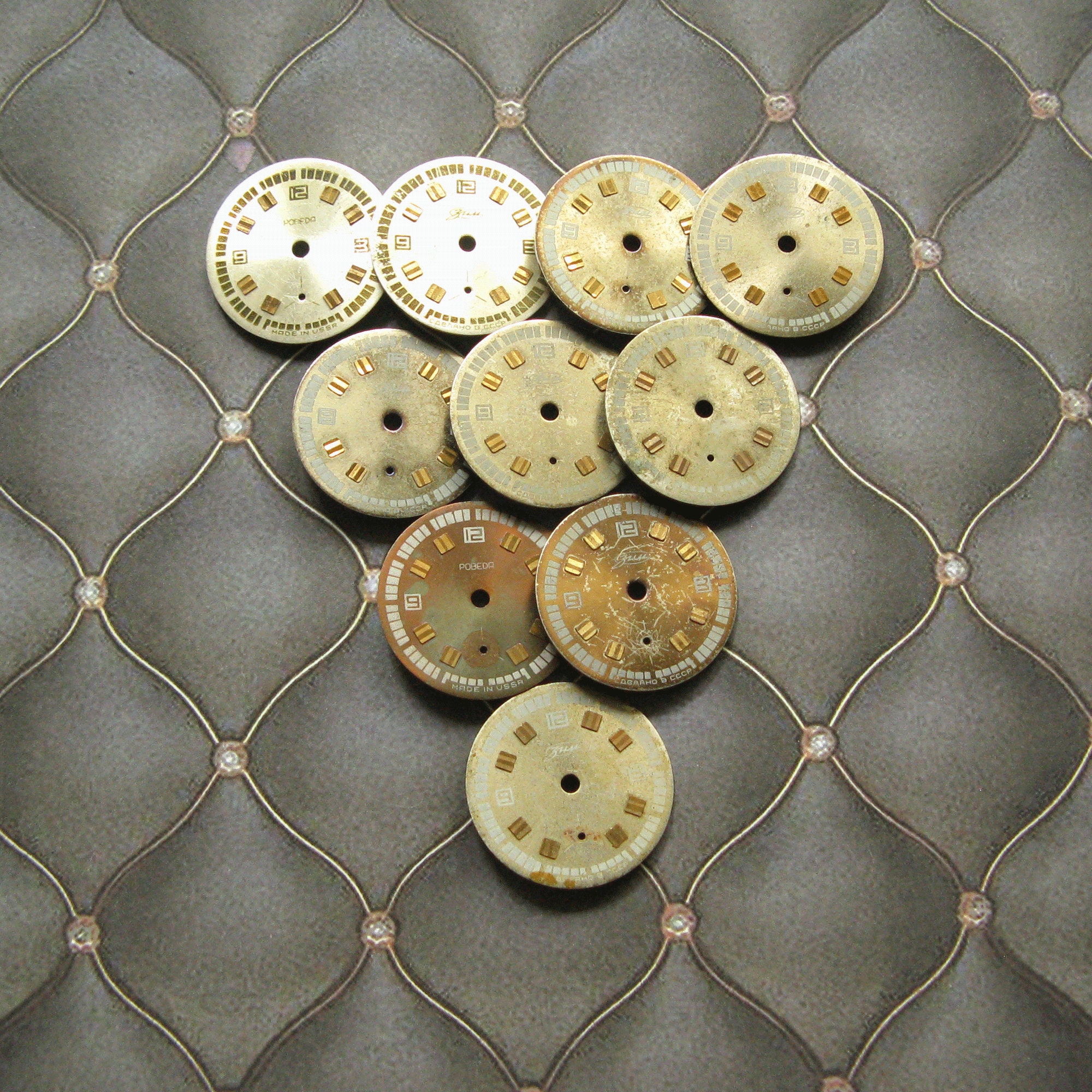 18 pcs Vintage Watch Faces Zim Watch Faces Round Watch Face | Etsy