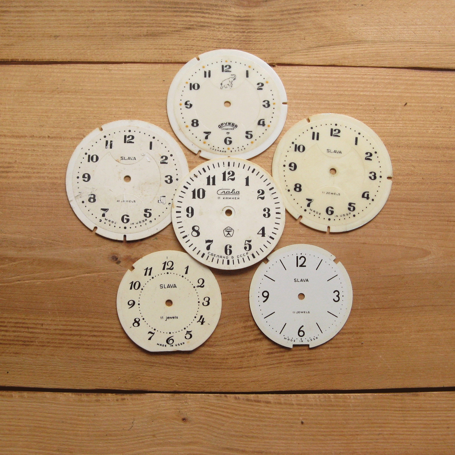Alarm Clock Faces Slava, Vintage Alarm Clocks, Retro Clock Parts, Clock ...