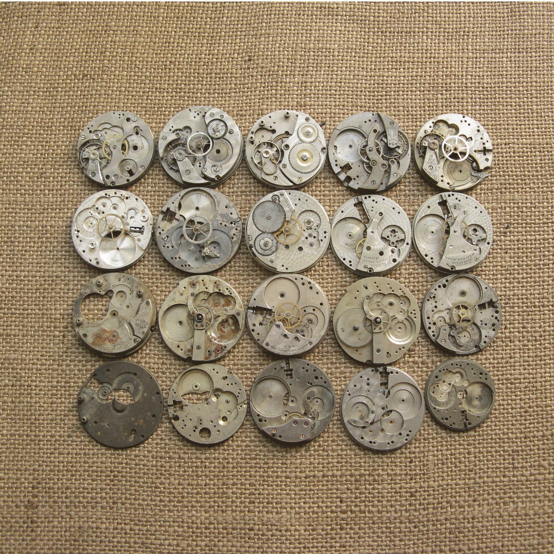 Soviet Watch Movements, Steampunk Jewelry Parts, Antique Dials - Etsy