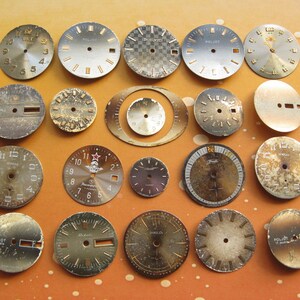 Vintage Watch Faces, Antique Dials Parts, Dials for Steampunk, Jewelry ...