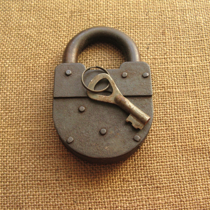 Antique Padlock Wedding Lock Love Lock and Key Retro Lock - Etsy