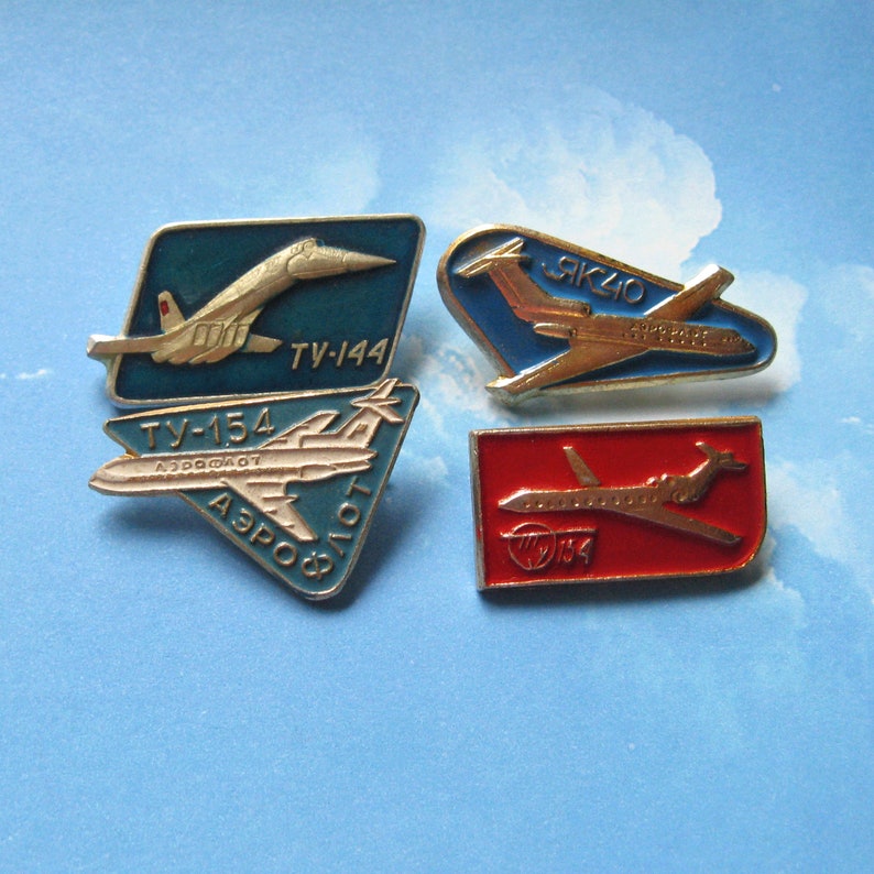 Soviet Airplane Pins Airplane Theme Air Force Pin Airplane | Etsy