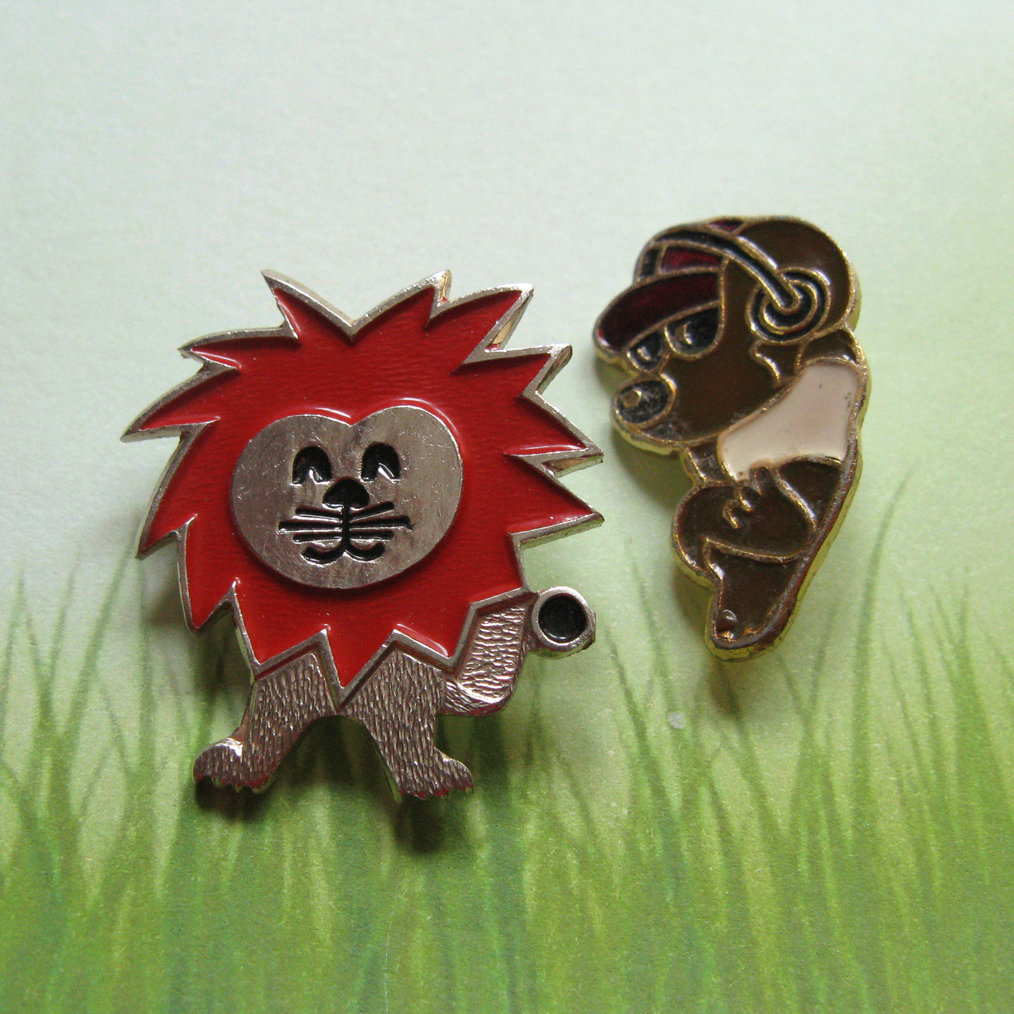 Vintage Cartoon Characters Pins Cartoon Badges Pins for - Etsy