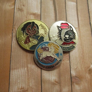 Vintage Cartoon Characters Pins, 80s Pins, Pin Collectors, 80s Pinbacks ...