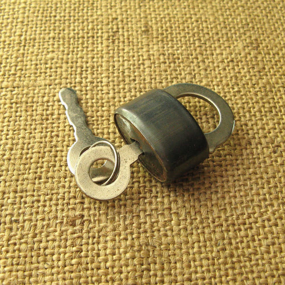 Small Antique Padlock Wedding Lock Love Lock and Key Retro - Etsy