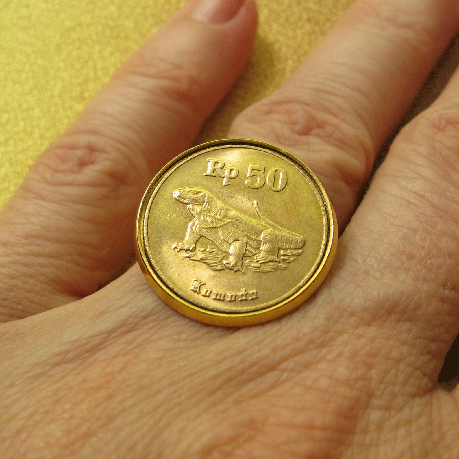 Coin Ring Custom Ring Coin Jewelry Coin Ring for Men | Etsy